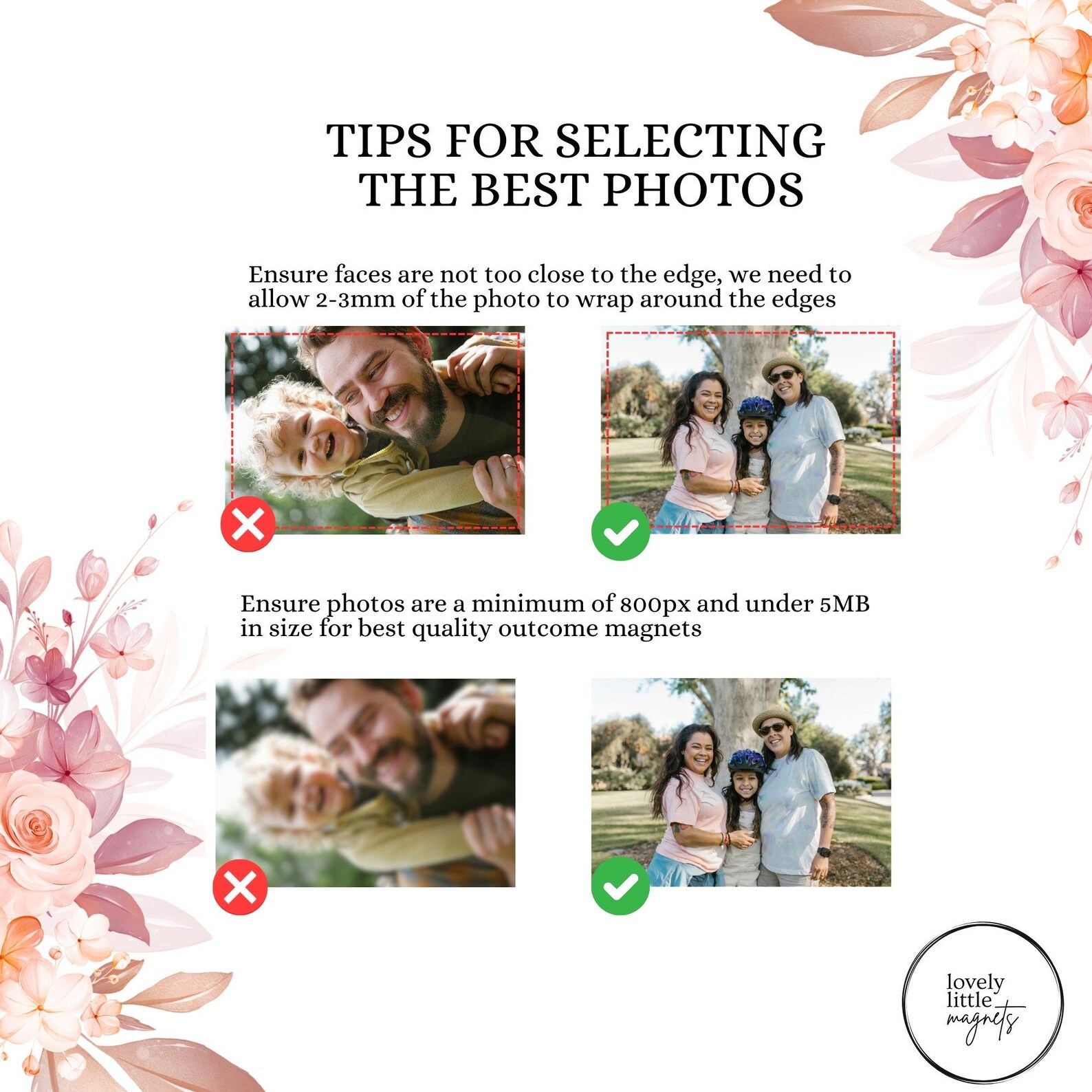 Personalised Photo Magnets | Custom Picture Magnets for Fridge ...