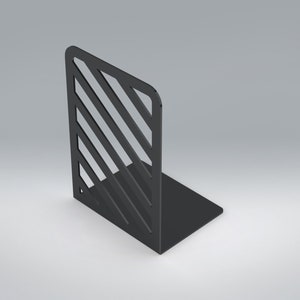 Sturdy Metal Bookend, Bookend Dxf Svg Files, Sheet Metal Cut File, Book ...