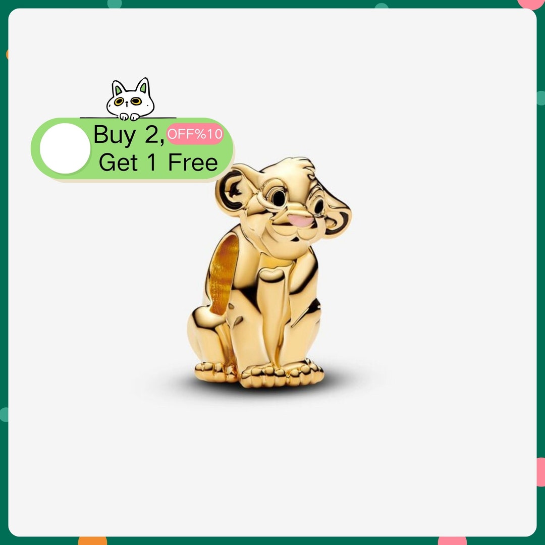 2024 New Disney the Lion King Simba Charm,compatible With Charm,charms ...