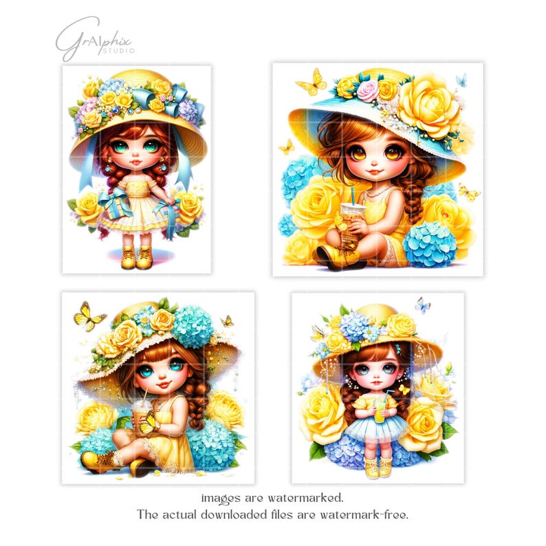 Sunshine - Chibi Brats - Volume 01 - Clipart Collection: Chibi ...