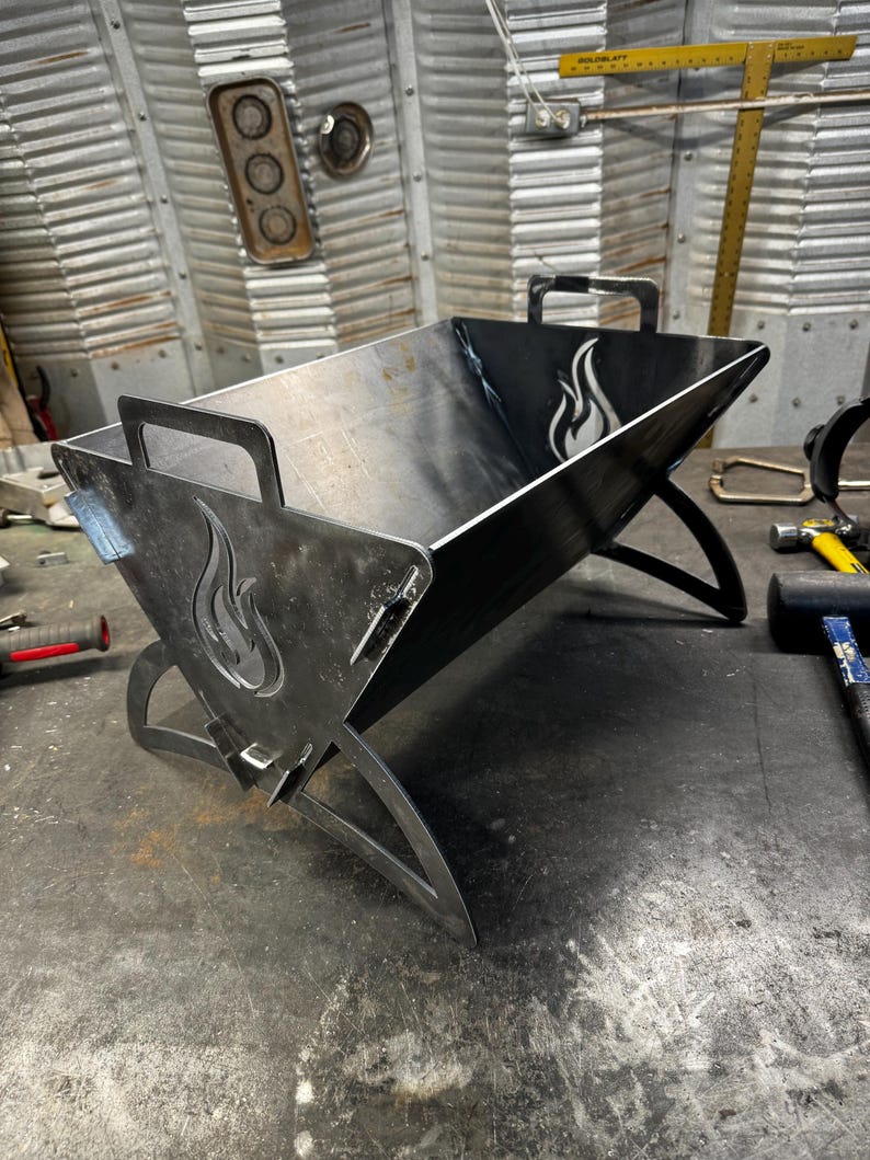 Collapsible/portable Fire Pit DXF - Etsy