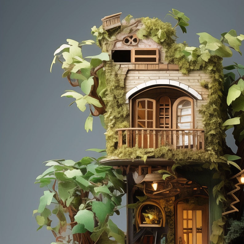 JACK & THE BEANSTALK Printable Paper Doll House From Famous Fairy Tales ...