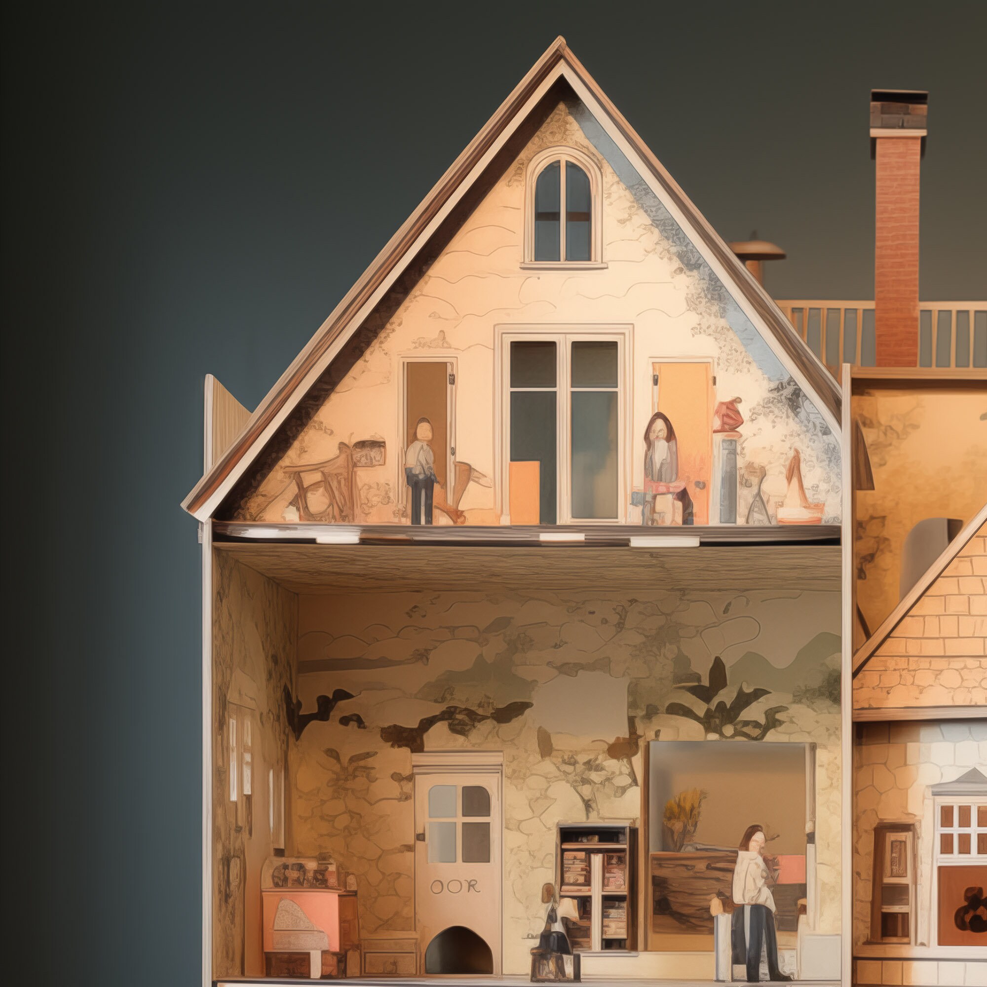 LIFE IN PASTEL Printable Paper Doll House - Etsy