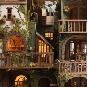 JACK & THE BEANSTALK Printable Paper Doll House From Famous Fairy Tales ...