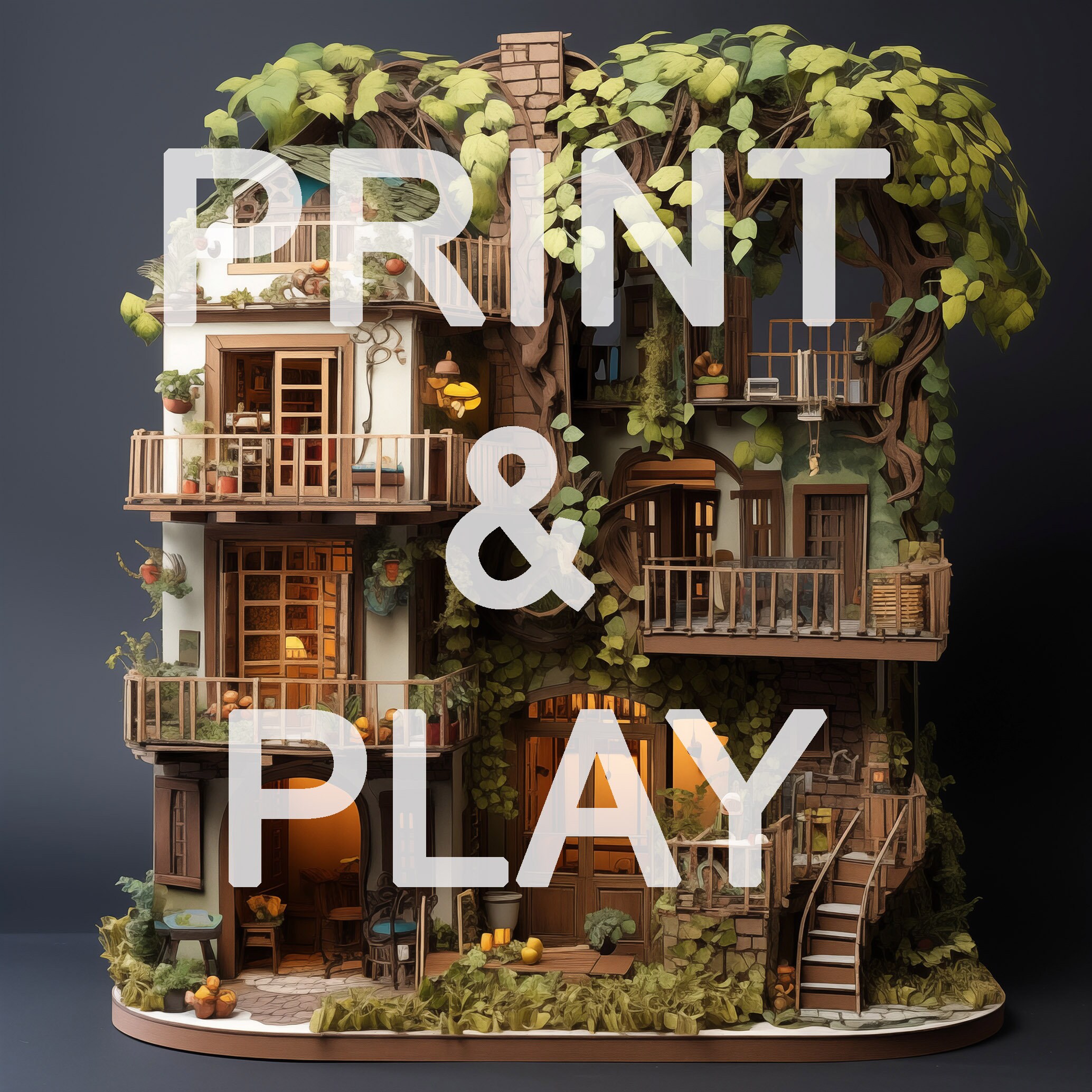 JACK & THE BEANSTALK Printable Paper Doll House From Famous Fairy Tales and Movies - Etsy Canada