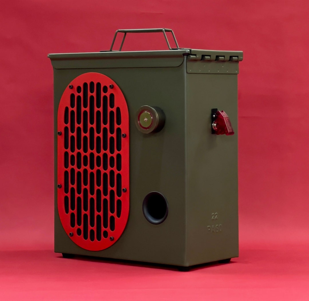 Rugged Ammunition Box Bluetooth Speaker - 70W Outdoor Audio System With ...