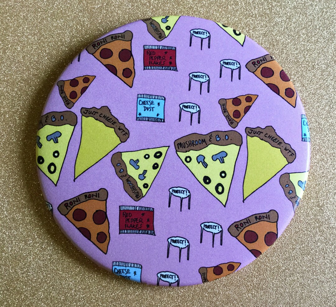 Giant 3.5 Inch Pizza Party Magnet Fridge Magnet, Refrigerator Magnets ...