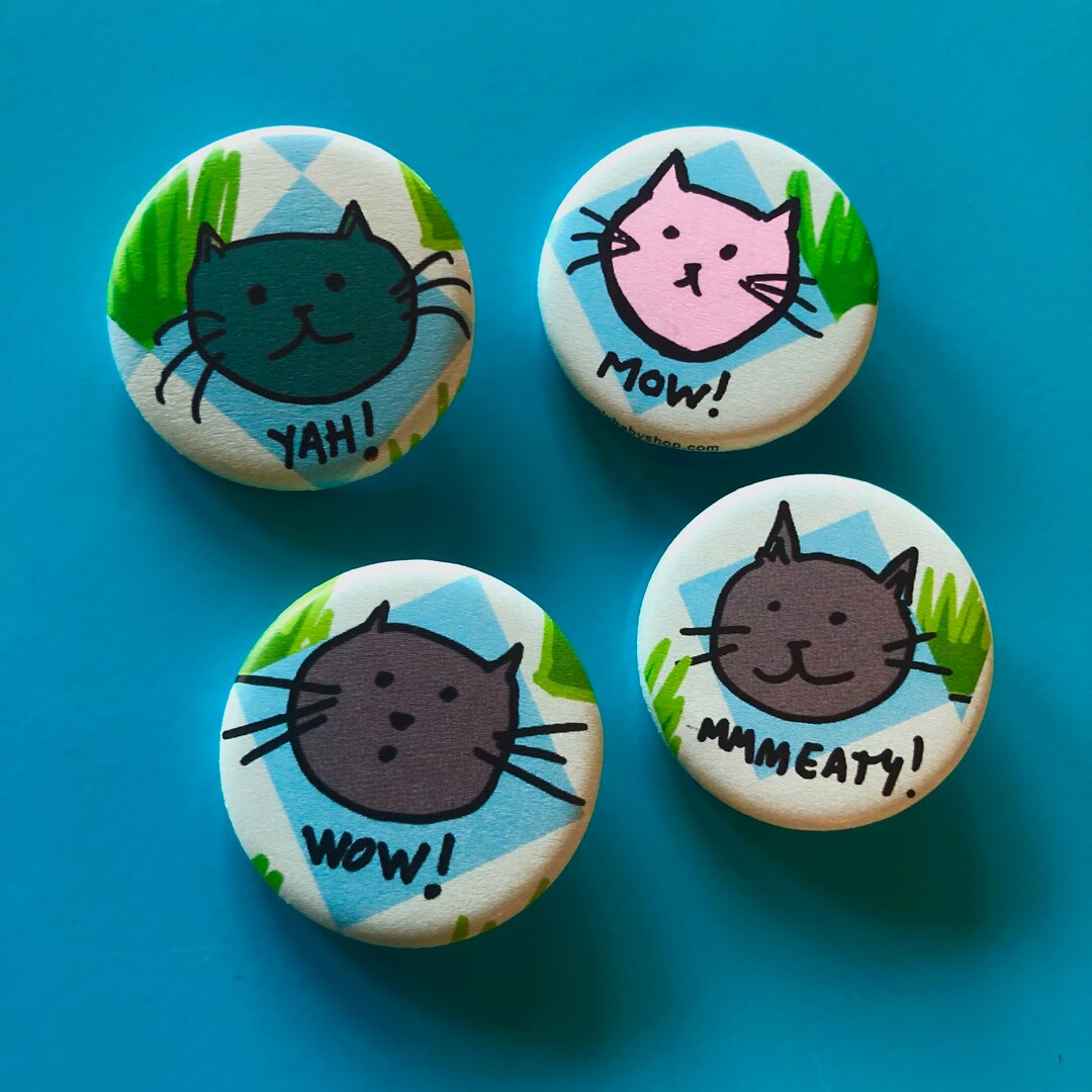 1.25 Inch Magnet: Bad Cats - Etsy