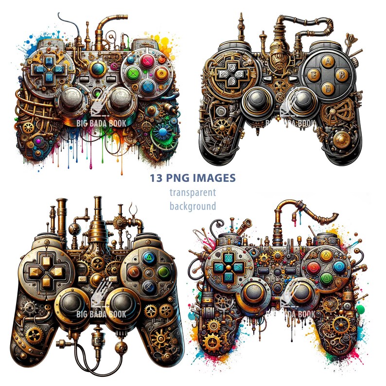 Game Controller Clipart, High Quality PNG for Sublimation, Digital ...