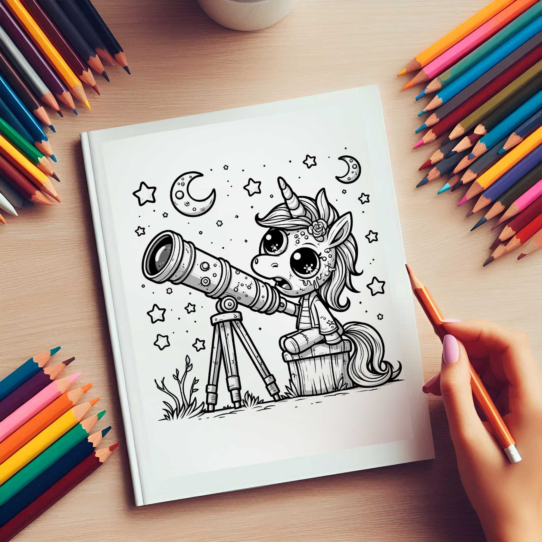 Unicorn Zombie Coloring Pages: Fun Art for Kids & Adults (PDF Download ...