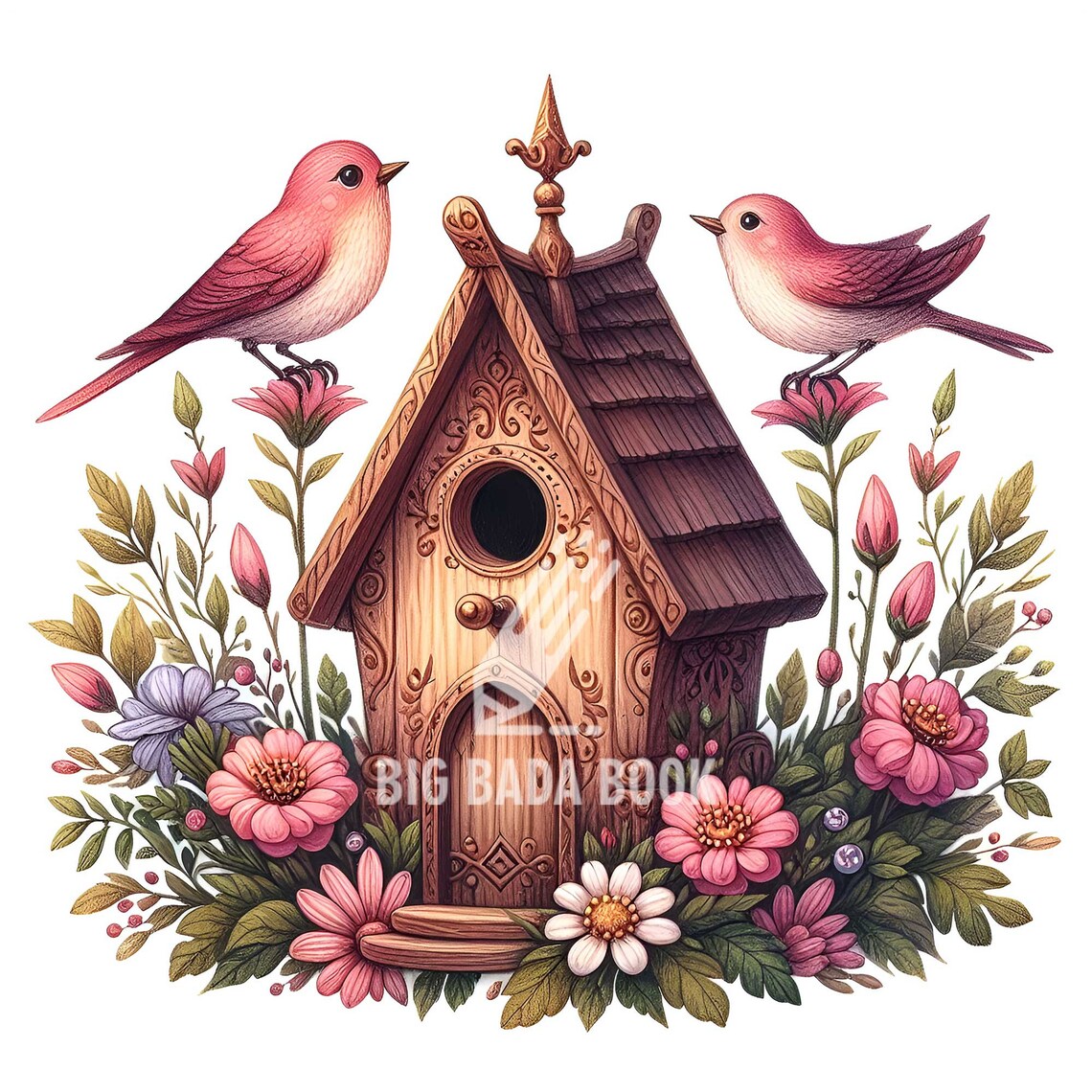 Birdhouse Clipart Bundle - Etsy