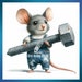 Little Mouse in Overalls - Etsy