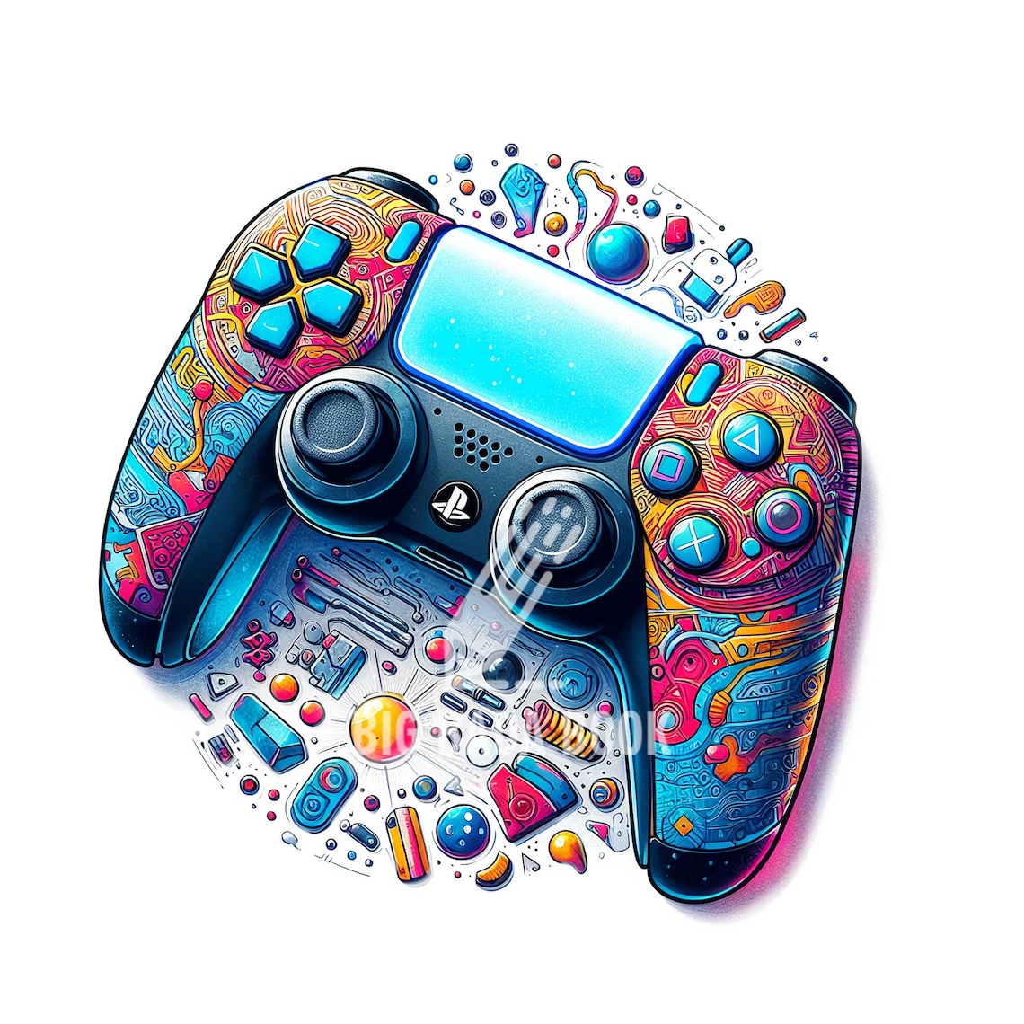 Game Controller Clipart, High Quality PNG for Crafts & Design, Digital ...