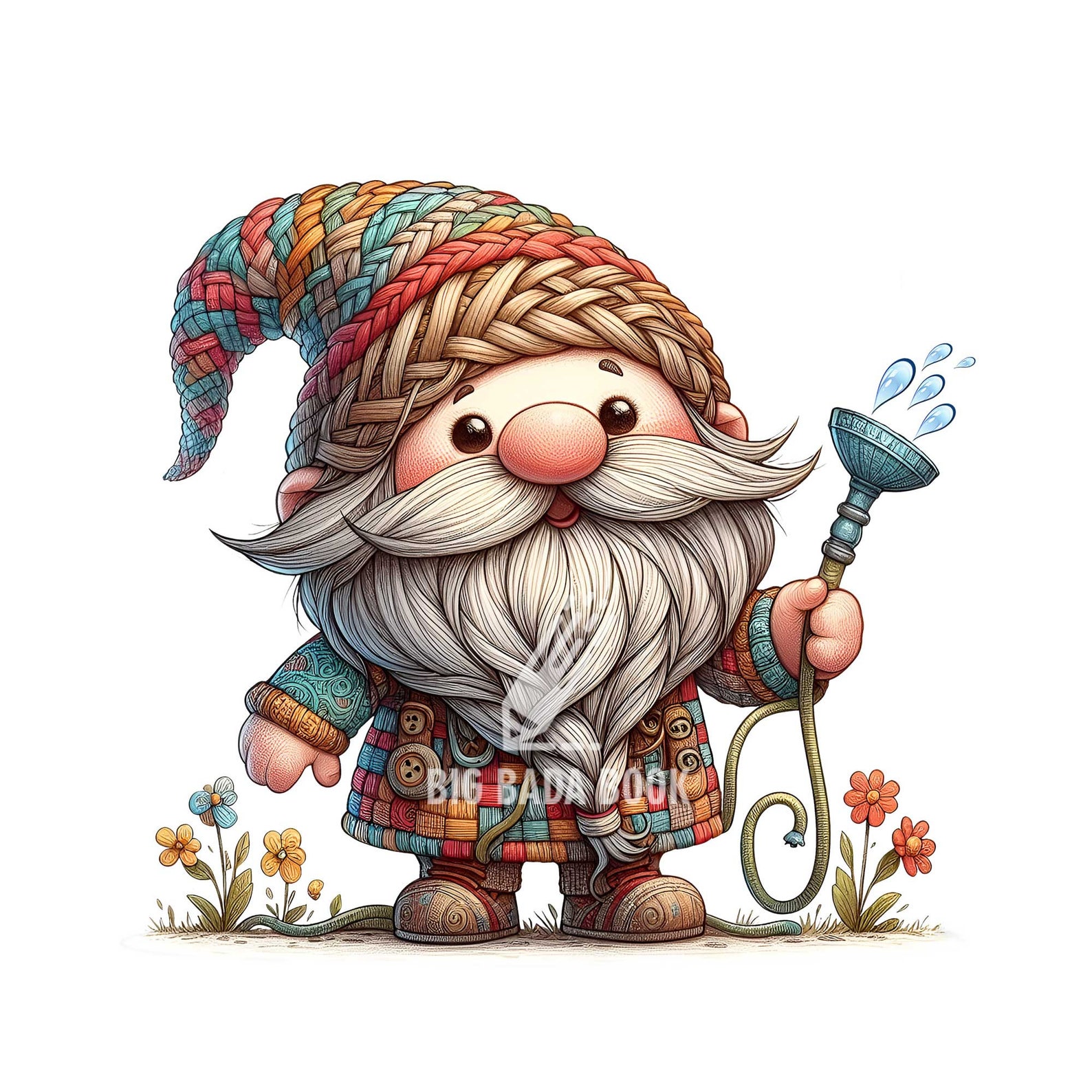 Cute Garden Gnome, Gnome Clipart Bundle, PNG - Etsy