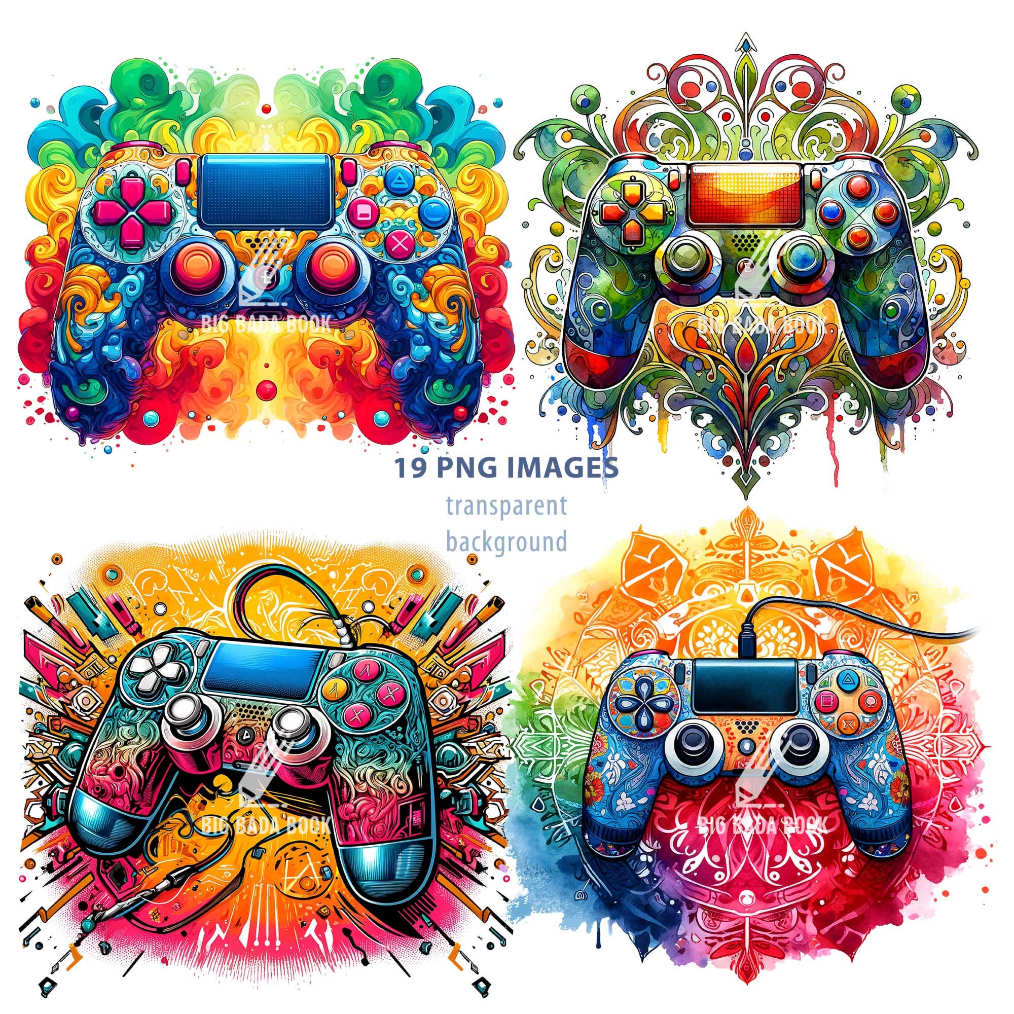 19 Game Controller PS4 Cliparts,high Quality PNG Files, Digital ...