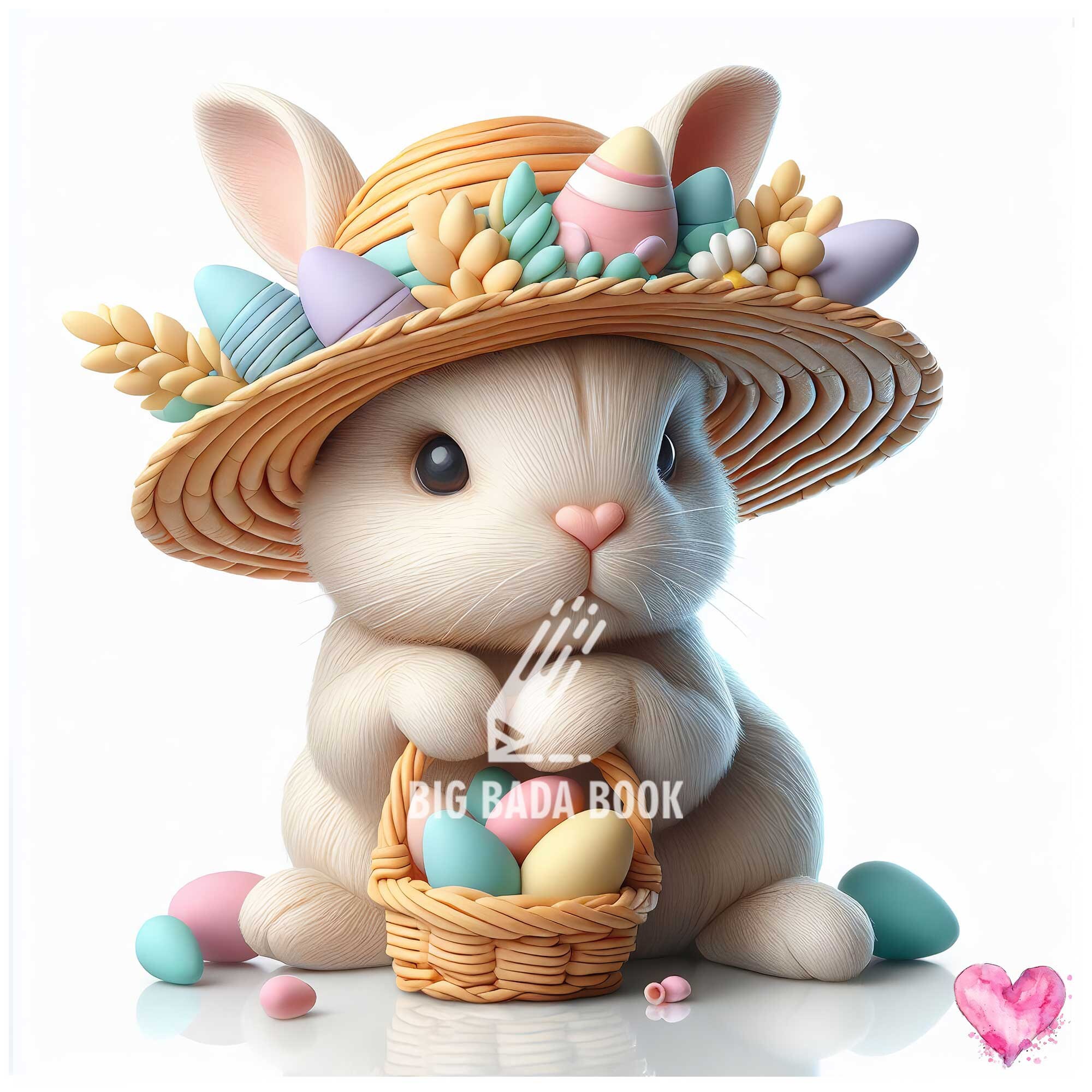 Cute Easter Bunny Clipart 12 High Quality Jpgs - Etsy