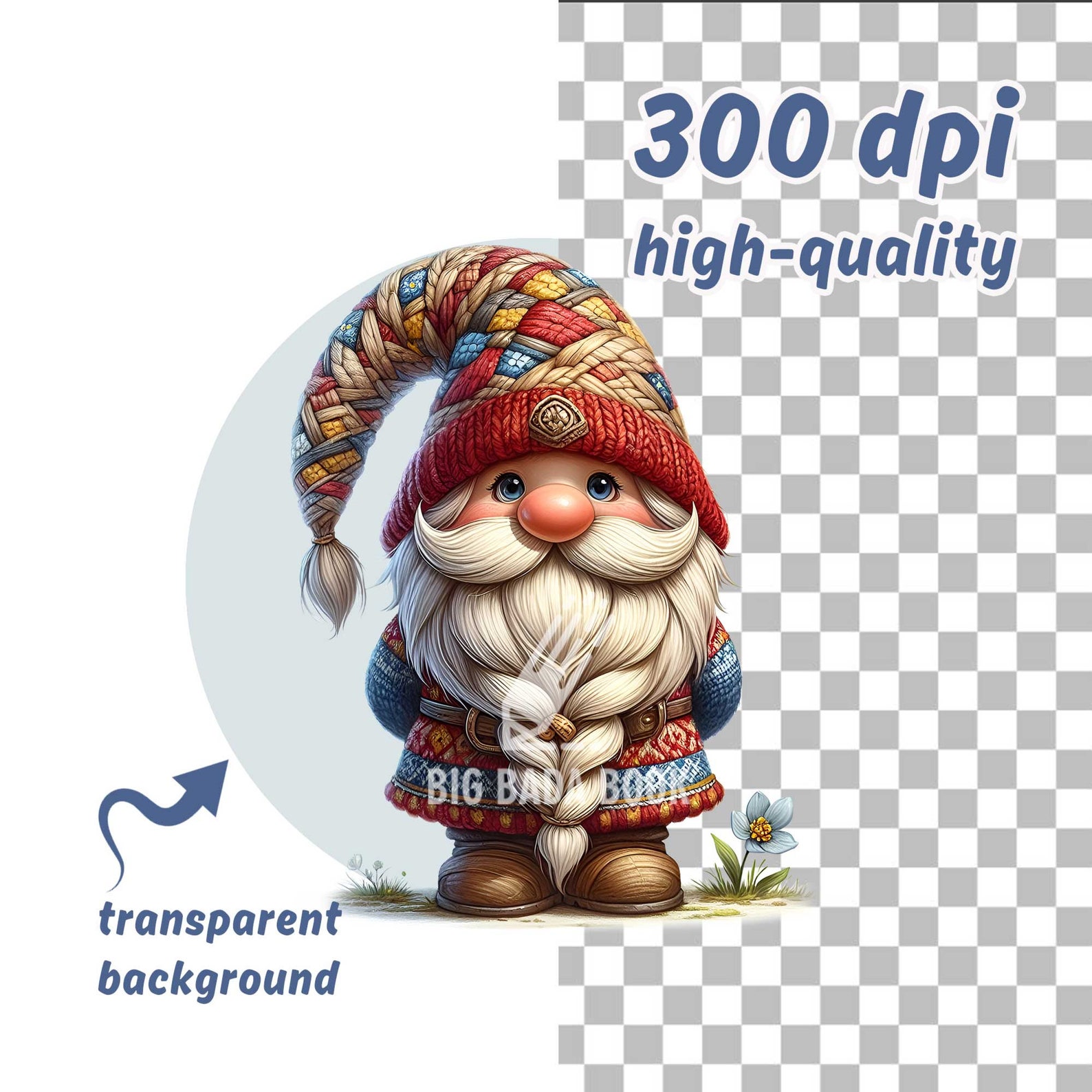 Cute Garden Gnome, Gnome Clipart Bundle, PNG - Etsy