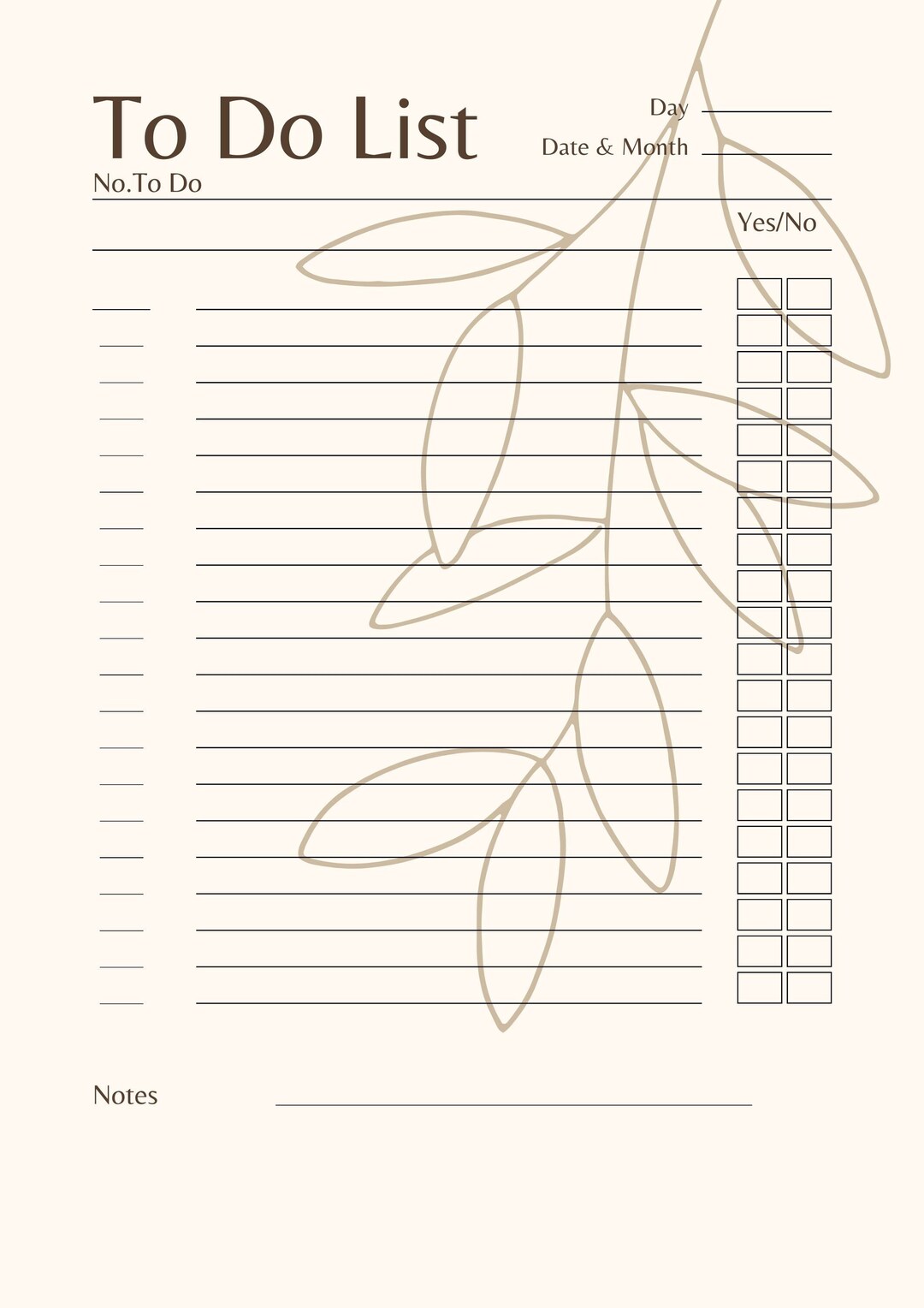 Printable to Do List Daily, Weekly To-do Pdf Planner Checklist A4 Size ...