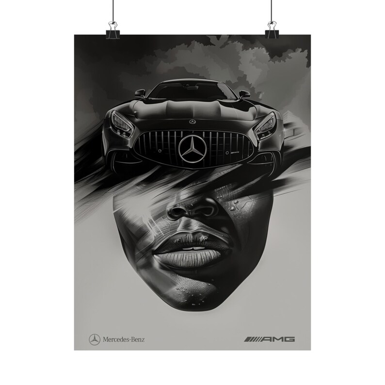 Mercedes AMG GT R Poster Mercedes Poster Matte Vertical Posters Super ...
