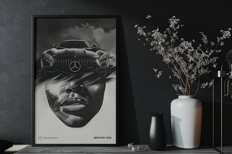 Mercedes AMG GT R Poster Mercedes Poster Matte Vertical Posters Super ...