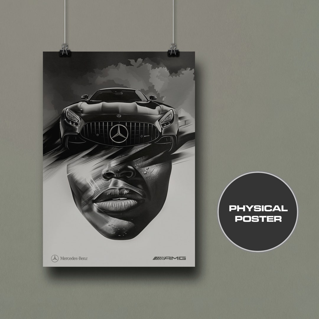 Mercedes AMG GT R Poster Mercedes Poster Matte Vertical Posters Super ...