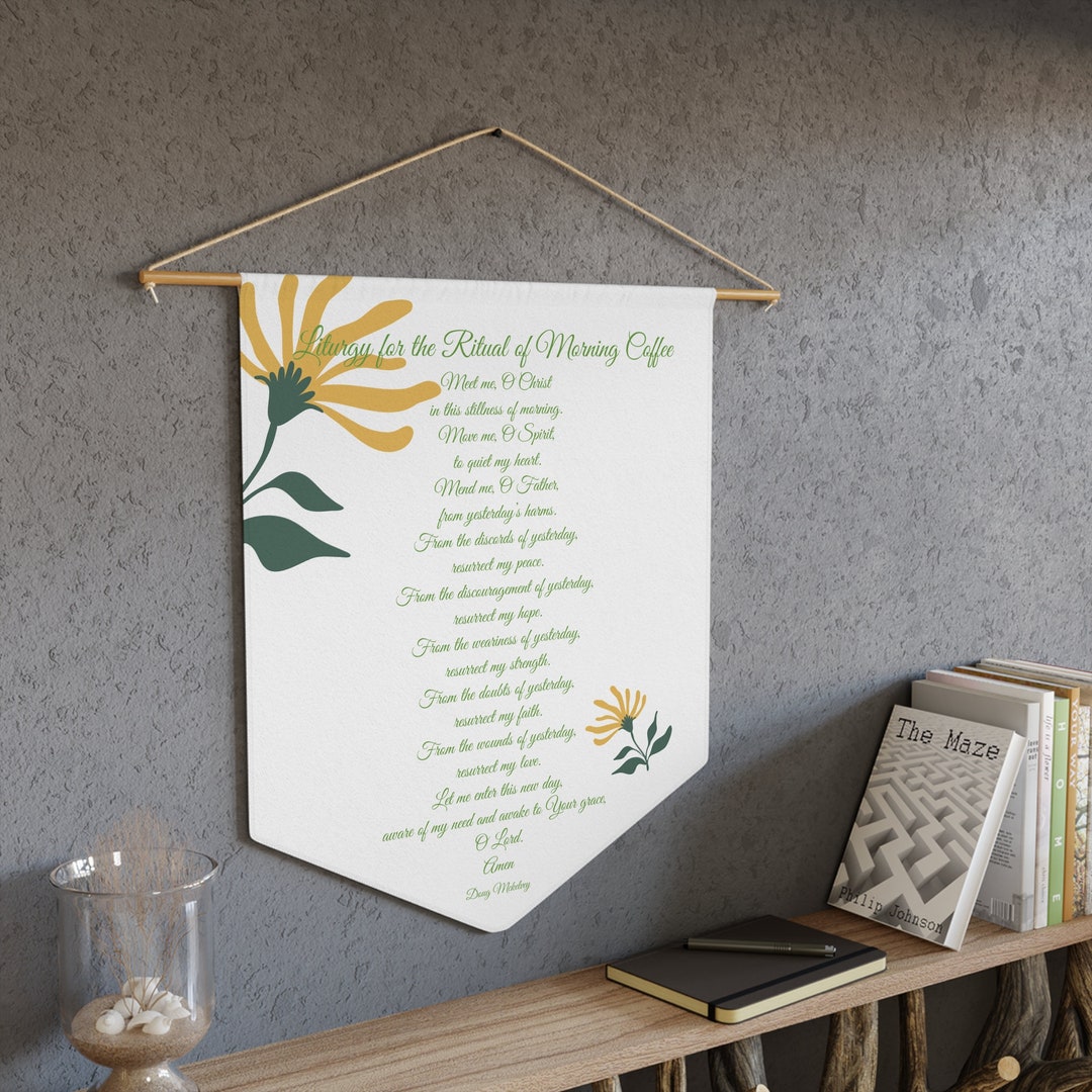 Christian Prayer Sign, Poetry Sign, Hanging Canvas, Living Room Sign ...