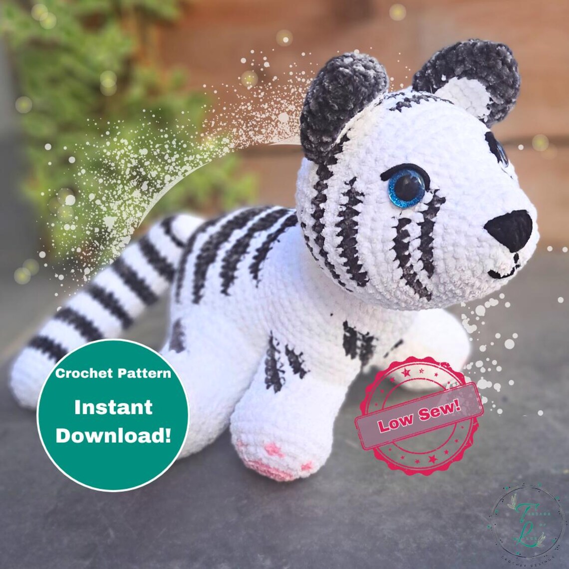 Terry the Tiger PDF Pattern [digital Pattern ONLY] - Etsy