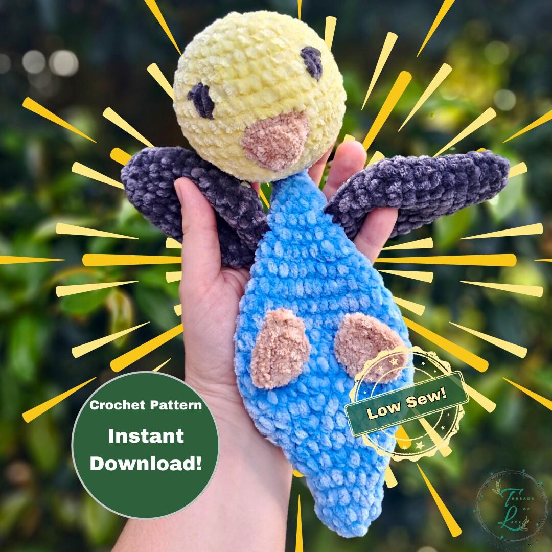 Budgie Snuggler Crochet PDF Pattern [digital Pattern ONLY] Low-sew - Etsy