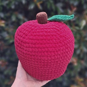 Apple Pillow Crochet PDF Pattern [digital Pattern ONLY] - Etsy