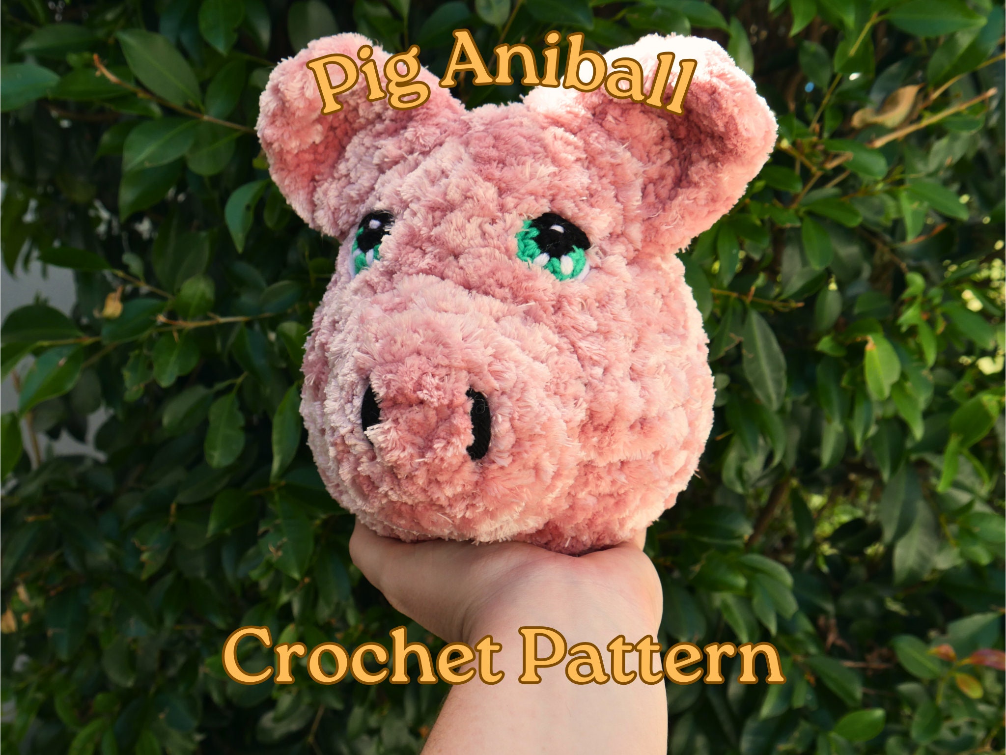 Crochet Pig Aniball PDF Pattern DIGITAL PATTERN - Etsy