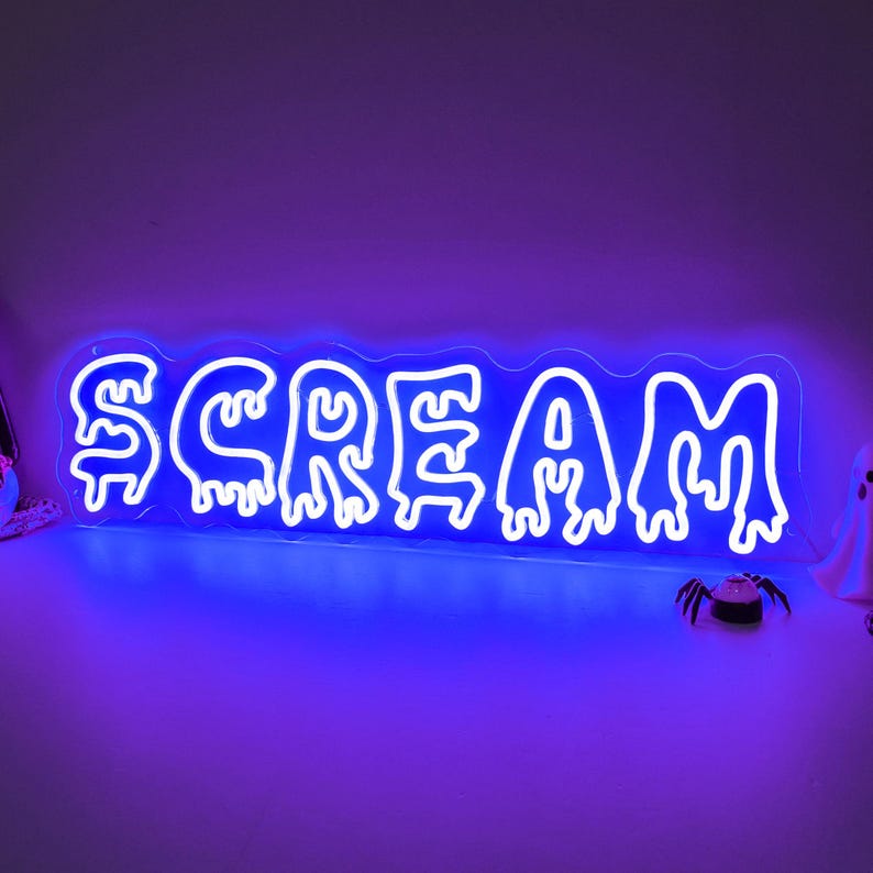 Scream Sign, Scary Movies Room, Horror Movies Gift, Horror Movie Theme ...