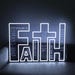 Faith Neon Sign: Religious Christian Wall Art, Mancave Decor - Etsy