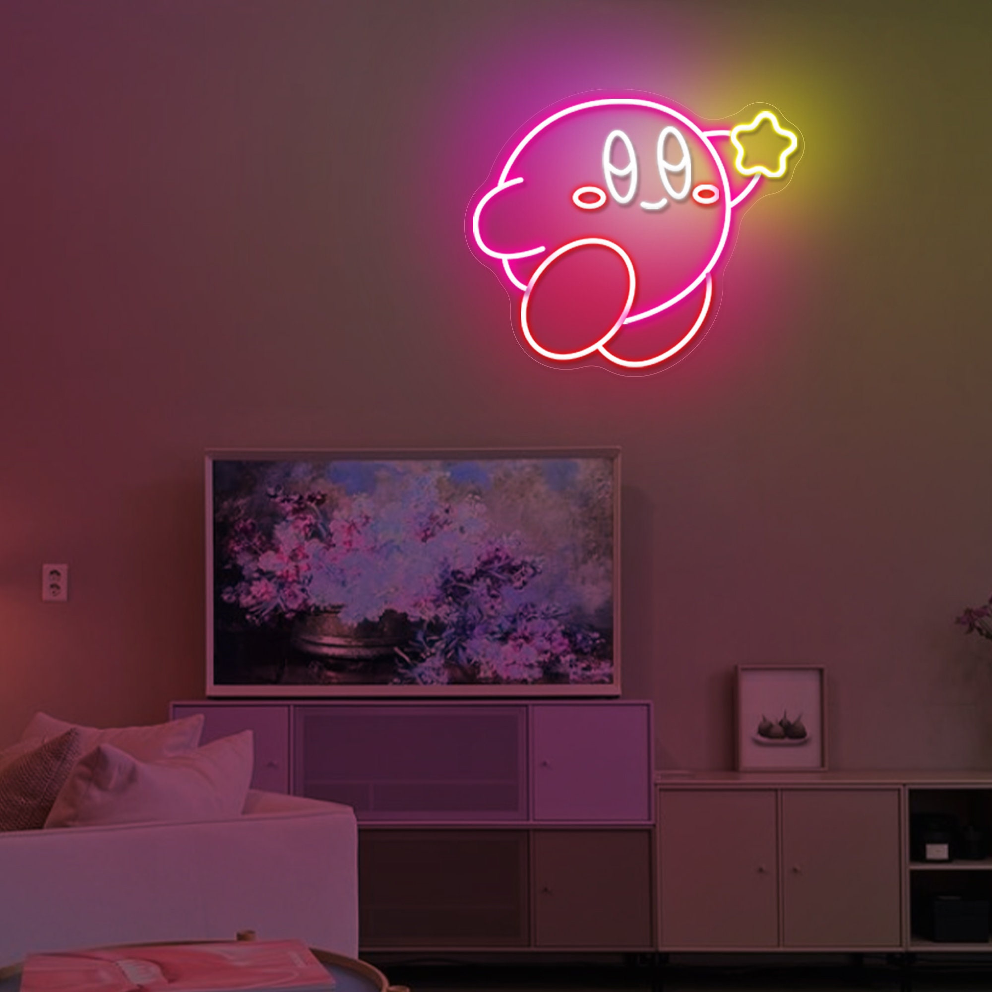 Fixed Color Neon Sign, Japanese Anime Inspired Design,anime Lover's ...