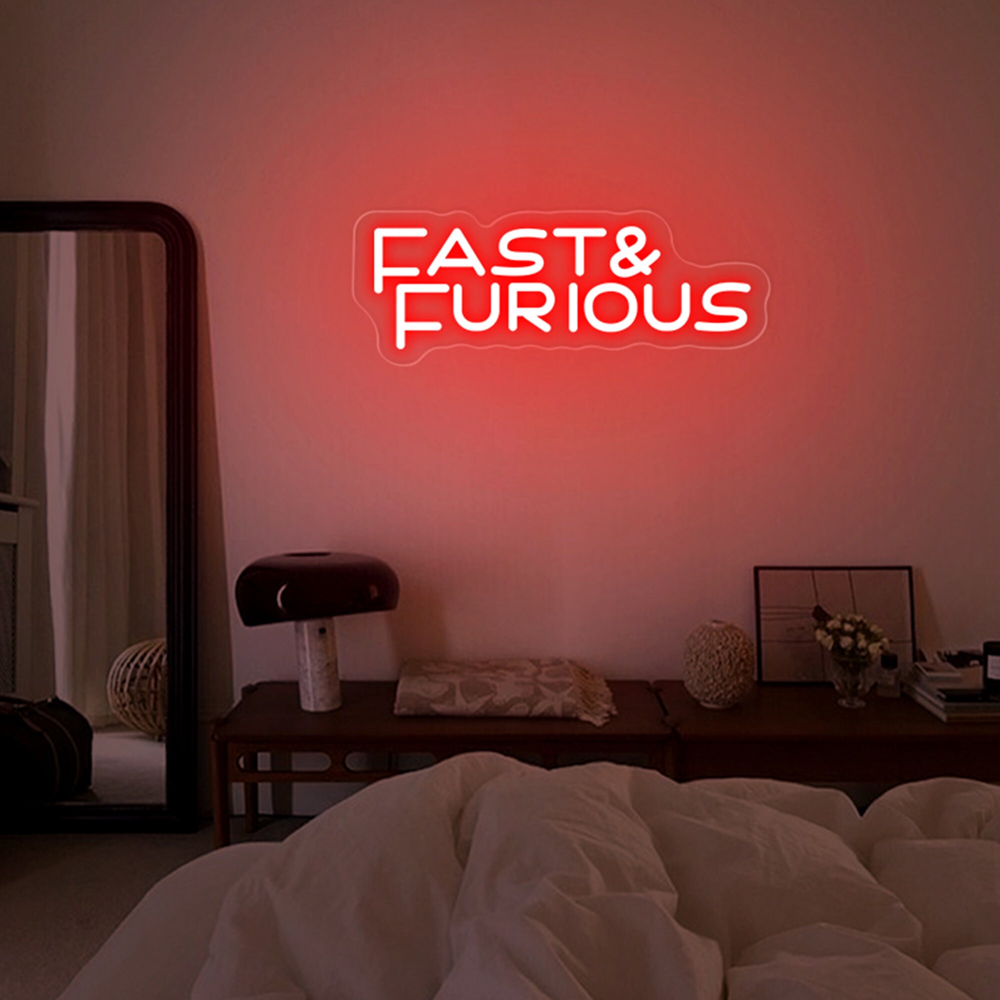 Fast and Furious Neon Sign, Fast and Furious Anniversary Wall Sign ...