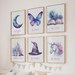 Unicorn Print, Printable Set of 6 Magic Wall Art for Girl Bedroom Decor ...