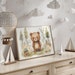 Nursery Woodland Baby Bear Wall Art, Printable Kids Digital Print, Cute ...