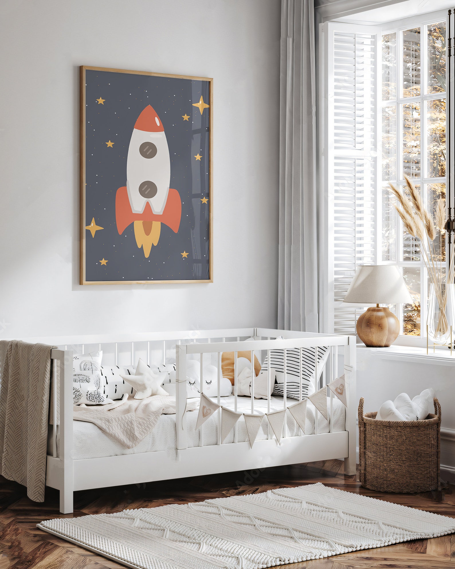 Printable Space Rocket Posters, Space Nursery Print, Outer Space ...