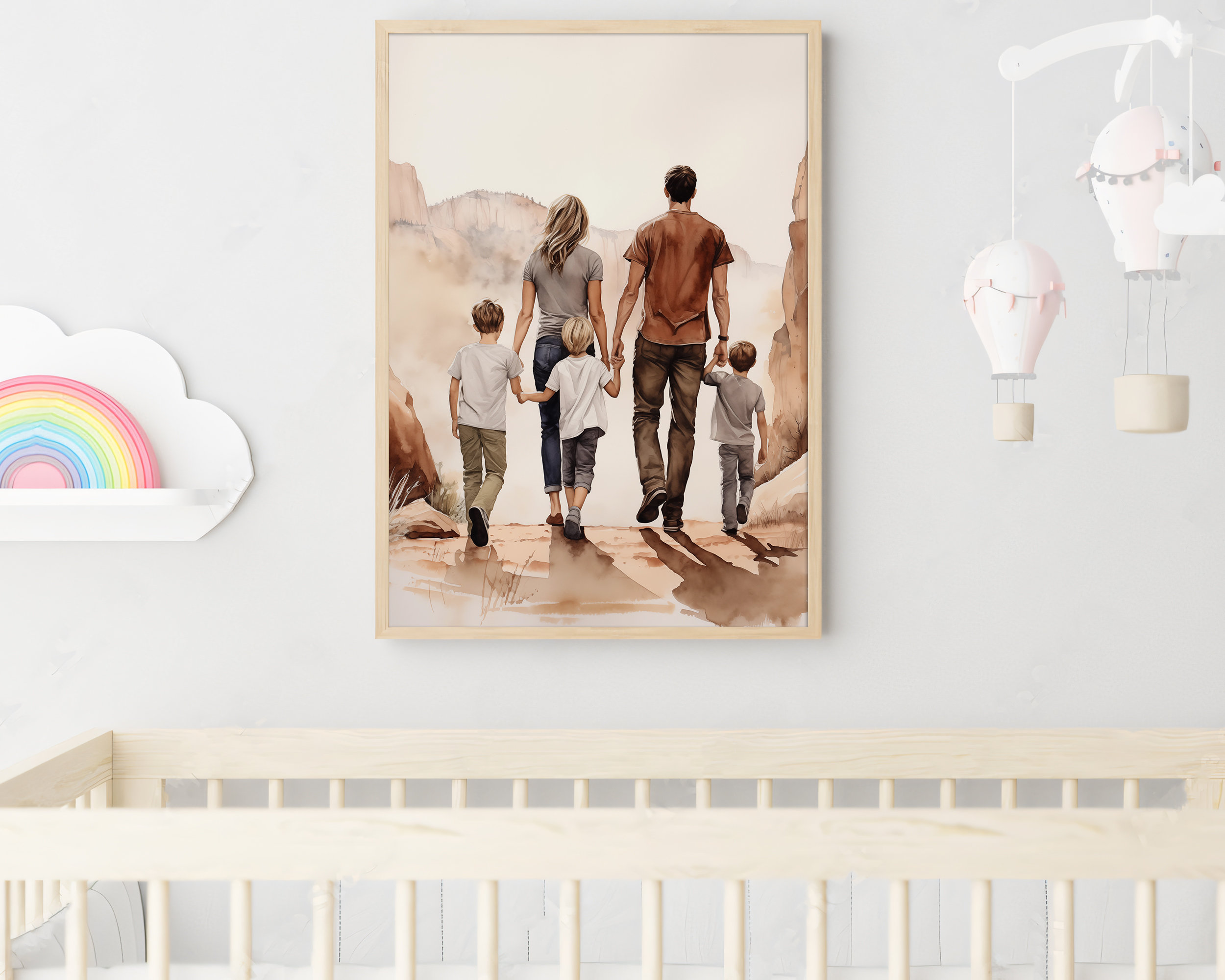 Printable Family Wall Art, Farmhouse Wall Decor, Toddler Room Poster ...