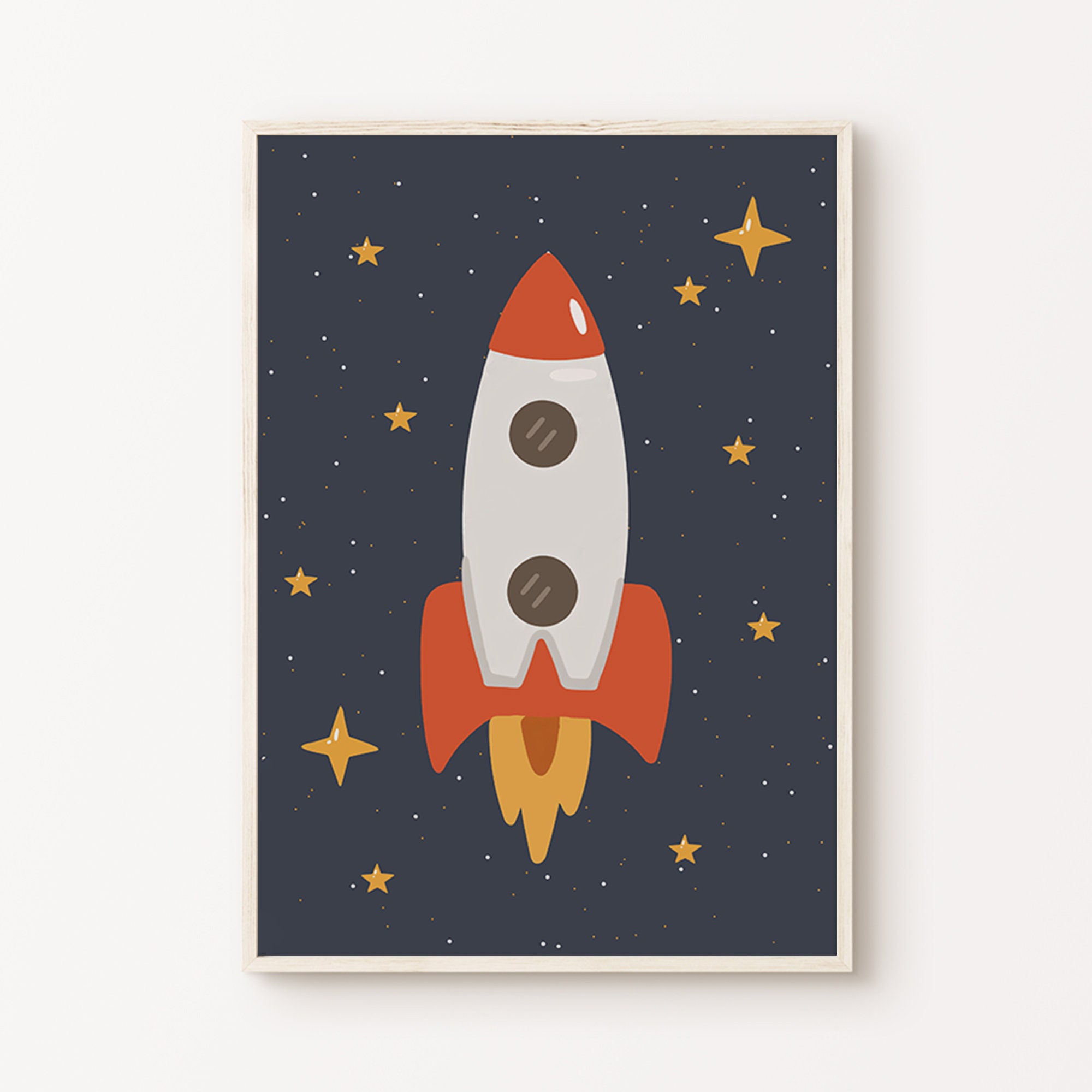 Printable Space Rocket Posters, Space Nursery Print, Outer Space ...