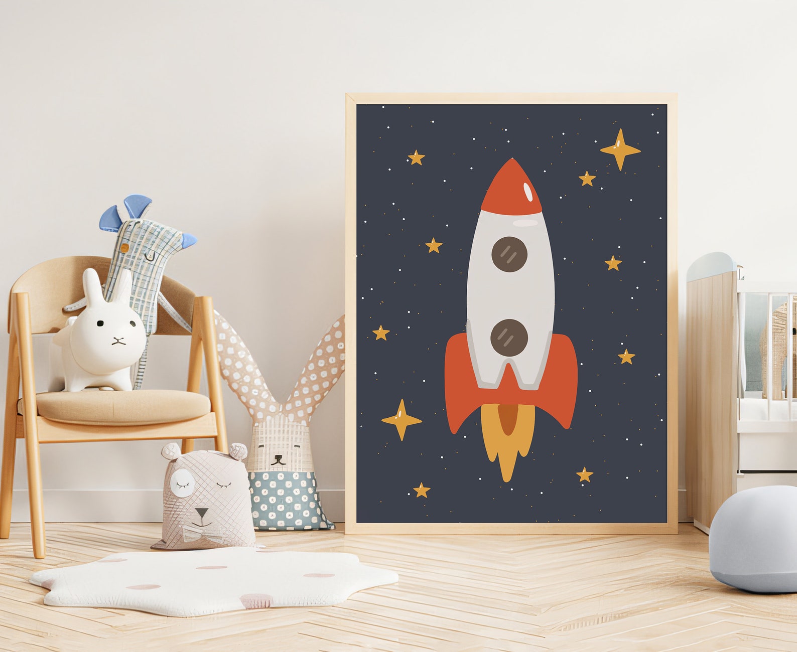 Printable Space Rocket Posters, Space Nursery Print, Outer Space ...