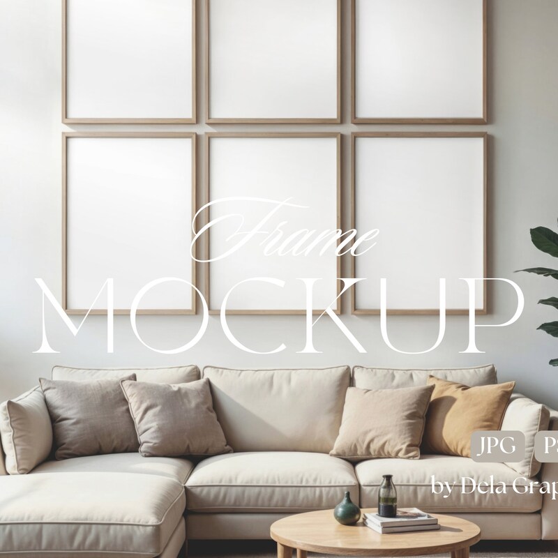 Mock up Frames Gallery - Etsy