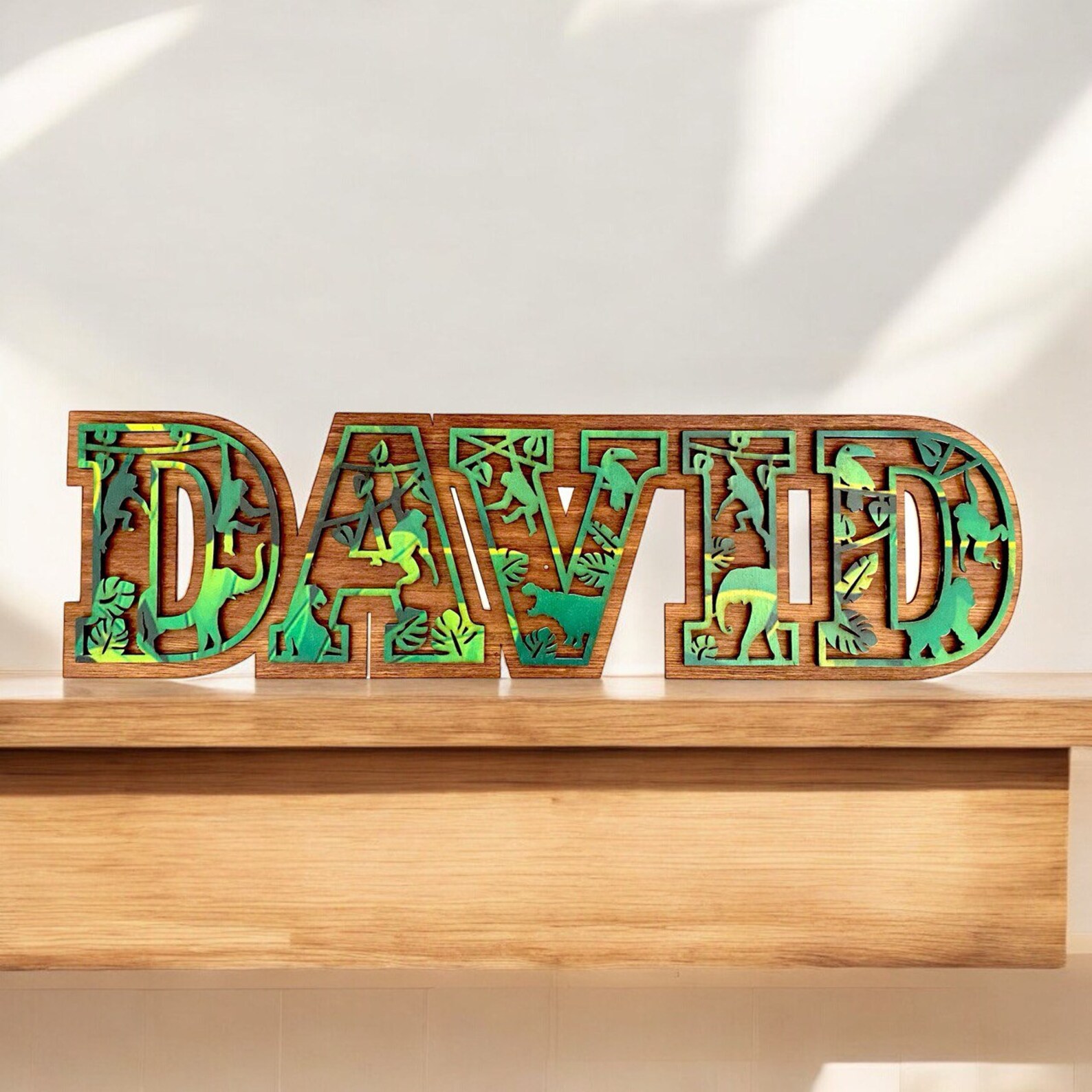 Safari Animals Custom Name Signjungle Nursery Decor, Safari Nursery ...