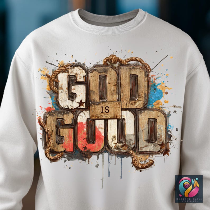 God is Good Western Faith Based Png, Christian Quote Inspirational ...