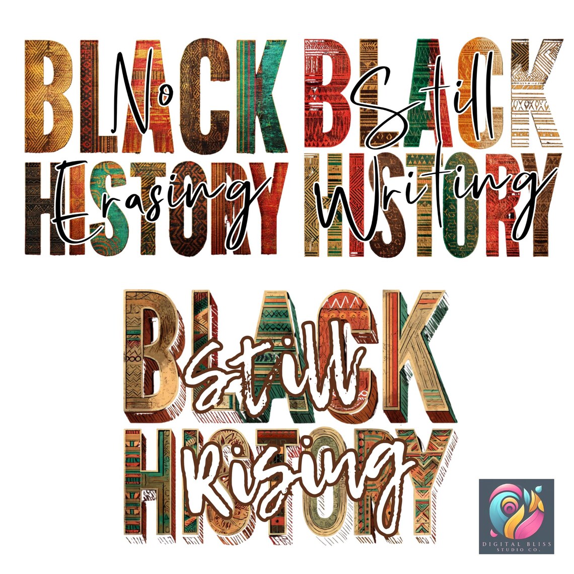 Black History Empowerment Quotes Png Bundle, Black History Month ...