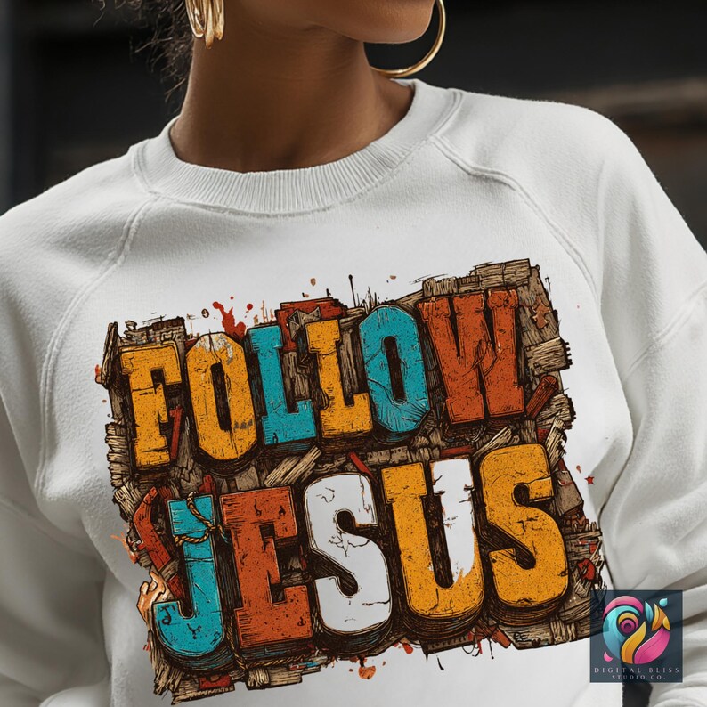 Follow Jesus Western Faith Based Png, Christian Quote Inspirational ...