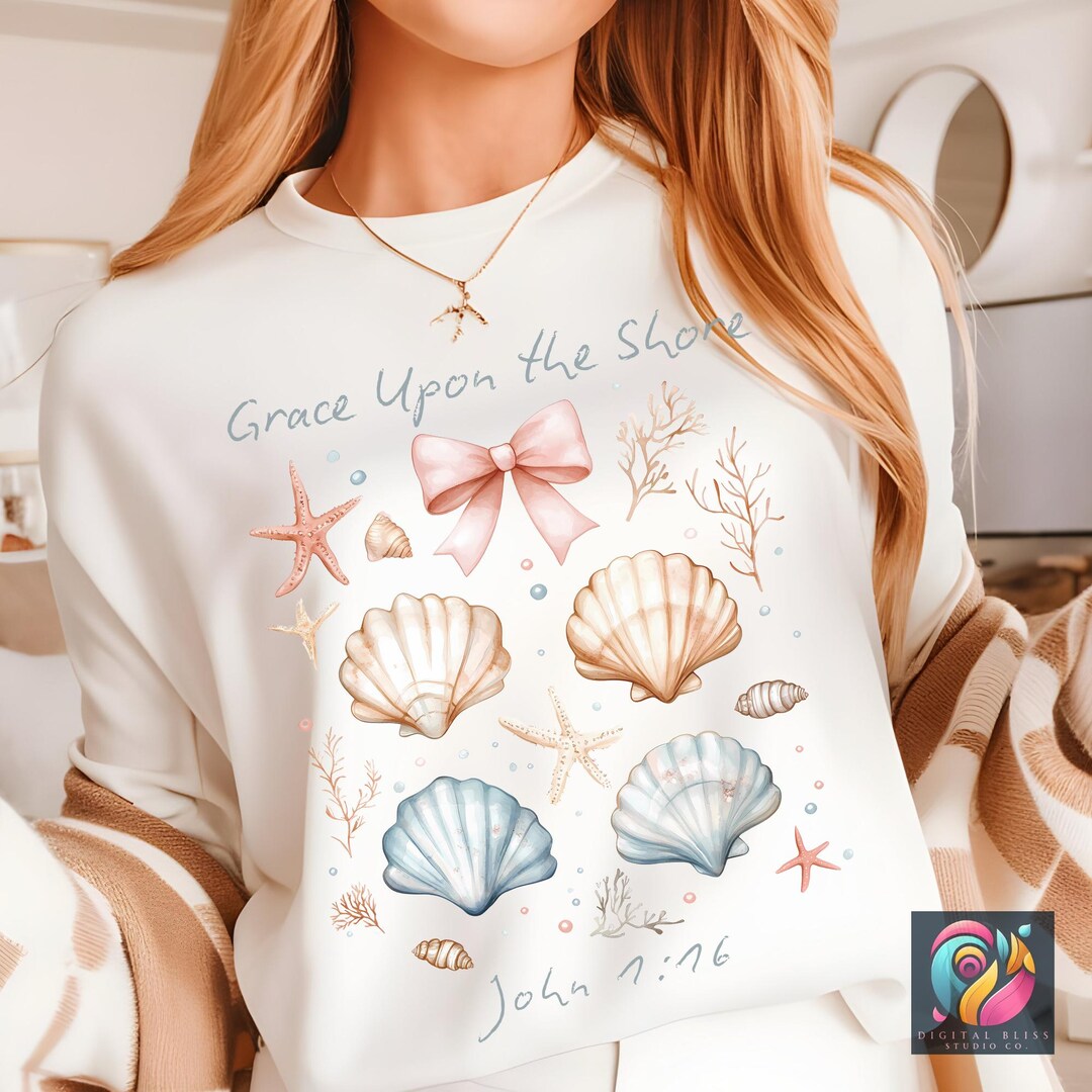 Coquette Seashell Png Motivational Inspirational Quote Coastal ...
