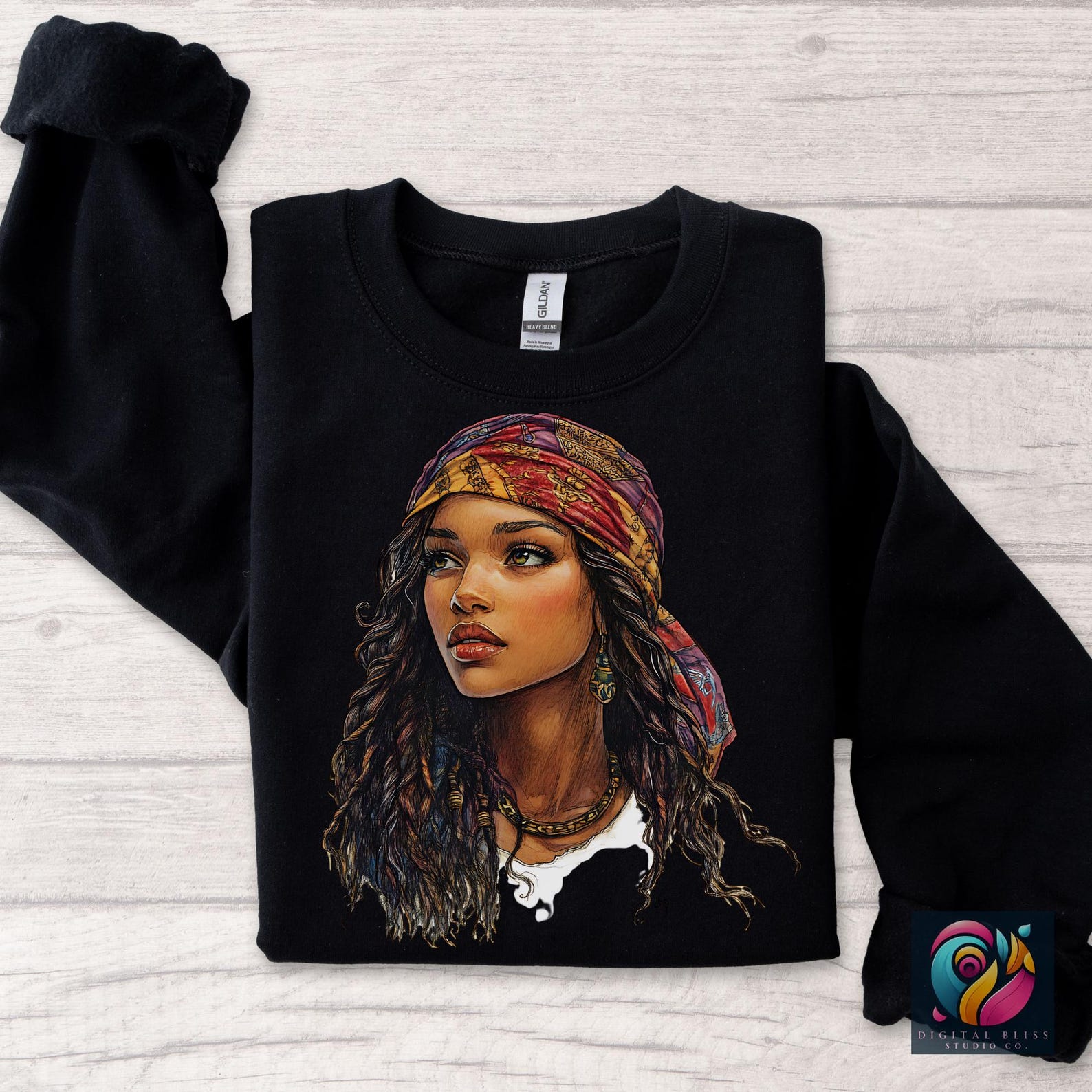 Bandana Black Woman PNG: Afro Boho Clipart (digital Download) - Etsy