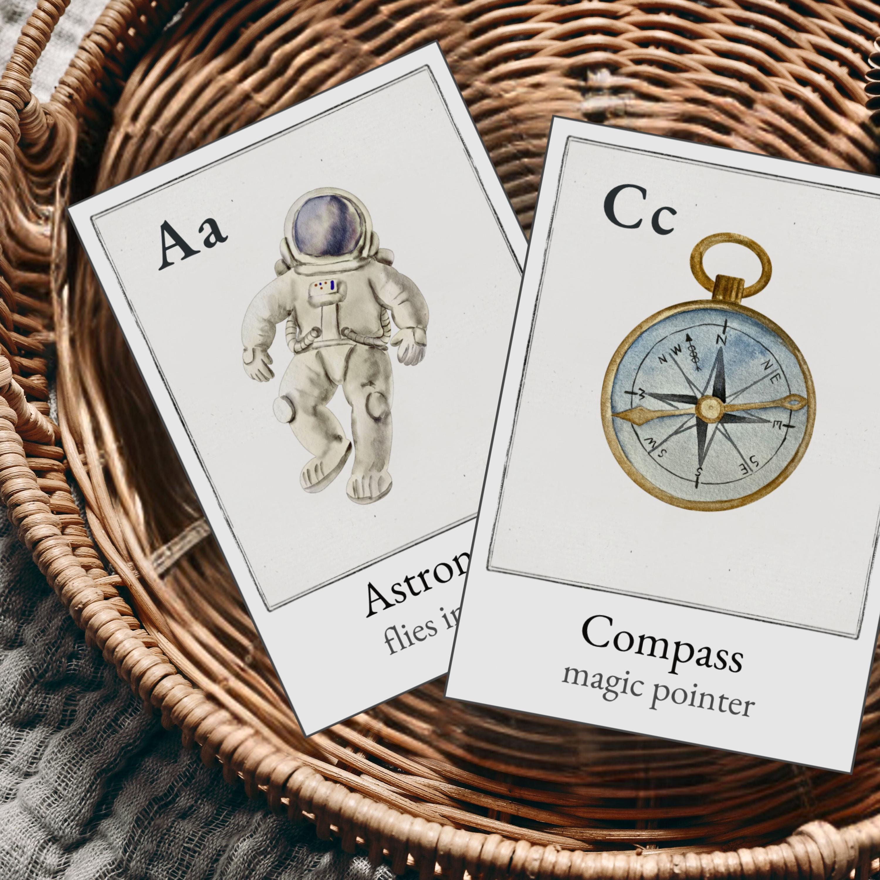 Printable Science Alphabet ABC Flashcards for Kids, the Abcs of Science ...