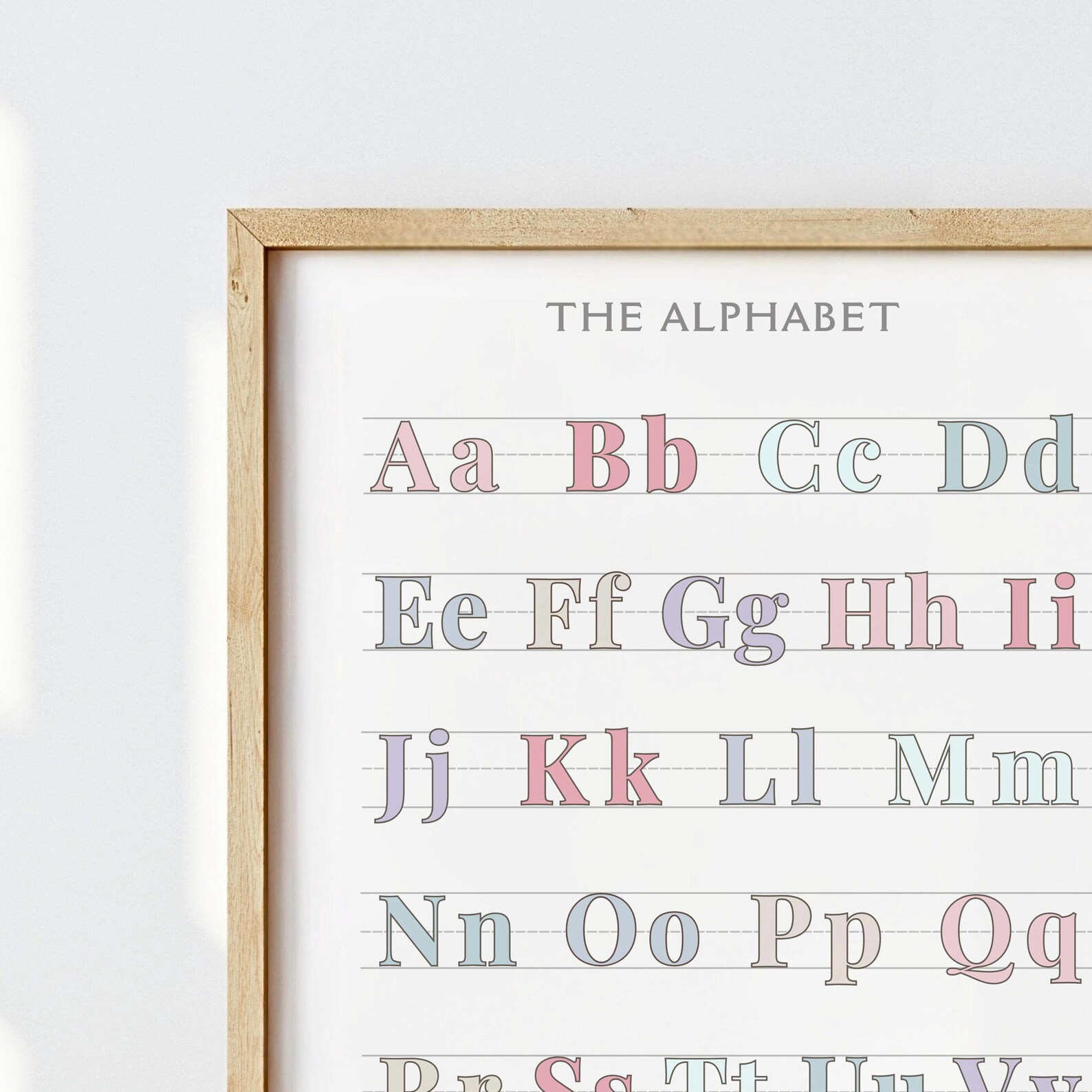 Printable Alphabet and Number Set of 2, Educational Homeschool ...