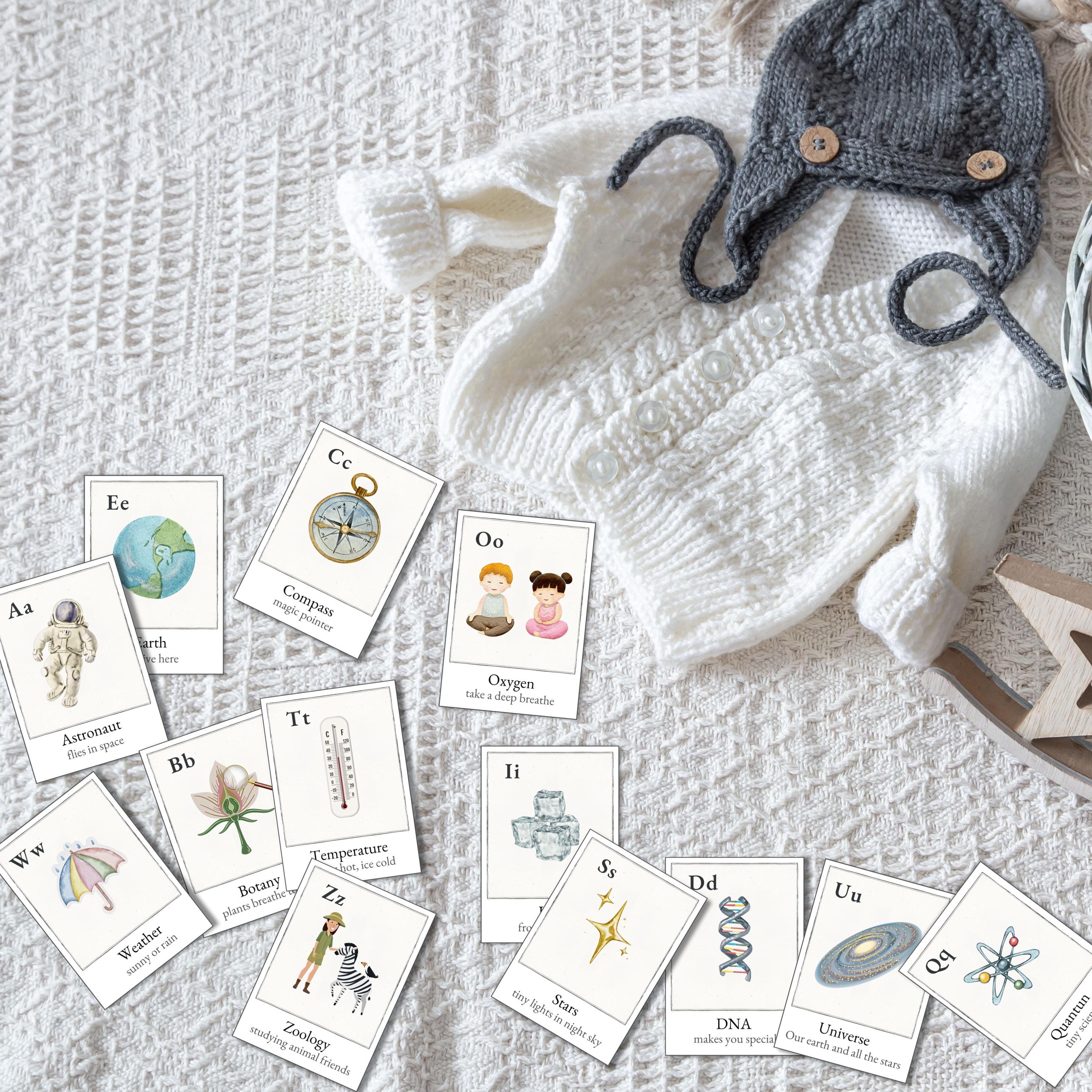 Printable Science Alphabet ABC Flashcards for Kids, the Abcs of Science ...